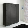 Spaceways Deluxe Large Canvas Wardrobe | Cheap Canvas Wardrobes | B&M