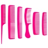Hair Comb Set 6pc - Pink | Health & Beauty | Hair Care - B&M
