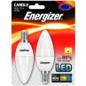Energizer LED 40W E14 Candle Bulb 2pk | Lighting - B&M