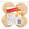 Crusty Rolls White 4pk | Food | Bread - B&M