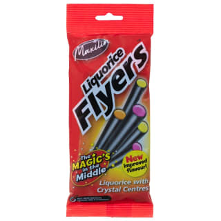 Maxilin Liquorice Flyers 75g | Confectionery - B&M