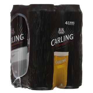 B&M Carling Lager 4 x 568ml Can - 245579 | B&M