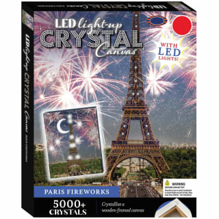 LED Light-Up Crystal Canvas - Magnificent Lion | Arts & Crafts | B&M
