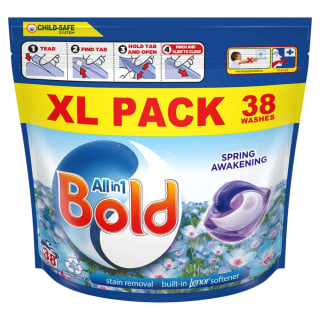 Bold Washing Powder, 2 in 1, Liquid, Detergent & Tablets – B&M