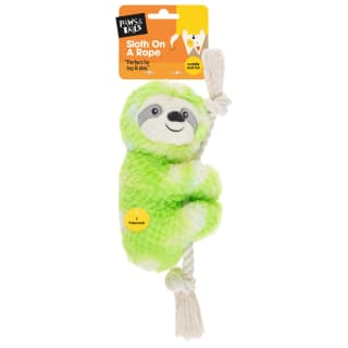 Cool Vibes Summer Sloth Dog Toy - Flamingo | Dog Toys | B&M