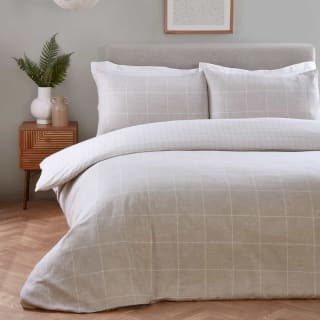 Home Collection Maeve King Duvet Set - Natural | Bedding | B&M