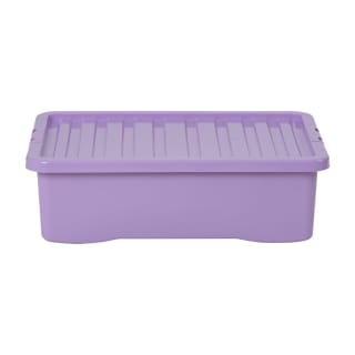 Storage Box 2pk - Grey | Storage Boxes | B&M