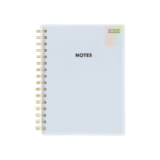 A5 Pastel Notebook - Green | Notebooks and Pads | B&M