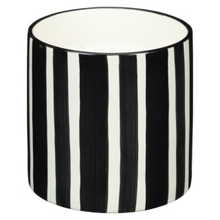 Black & White Stripe Candle | Candles | B&M