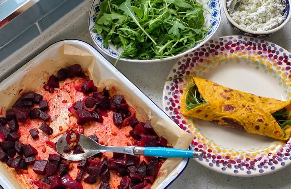 Guest Recipe: Tom's Golden Sweet Potato Crepes with Beetroot & Goats ...