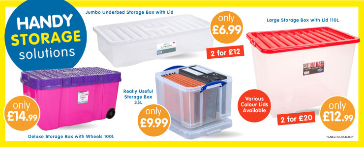 Cheap Storage and Shelving at B&M stores